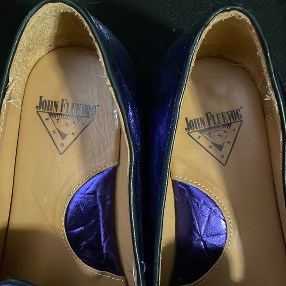 John Fluevog | Shoes | John Fluevog Purple Loafers Size | Poshmark